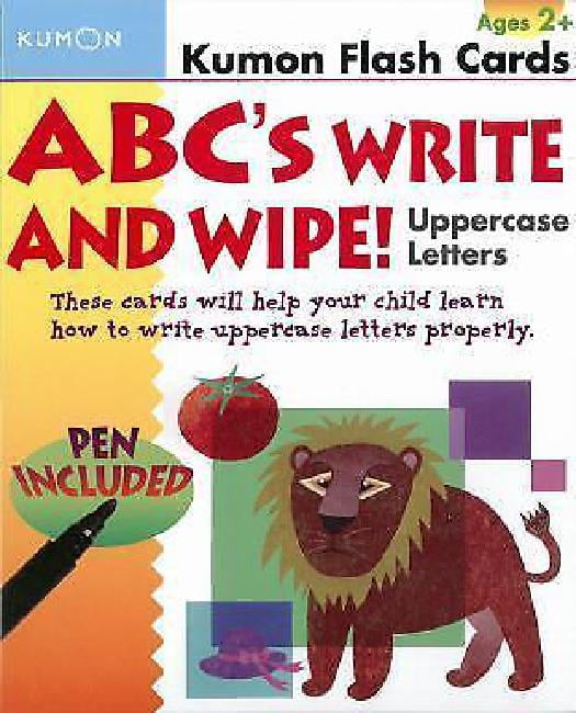 ABCs Uppercase Write & Wipe Flash Cards (Kumon Flash Cards) - Walmart.ca