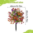 Z52LingLing Decoration Artificial Floral Garden Bouquet with Built-in ...