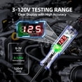 Automotive Test Light with 3-120V LED DC Digital Display, Circuit ...