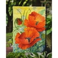Carolines Treasures BMBO0946GF Poppies by Maureen Bonfield Flag Garden ...