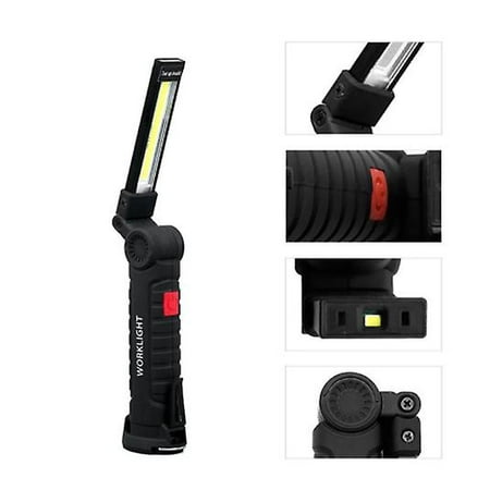 Rechargeable COB Work Light Magnetic LED Light Portable Inspection Work ...