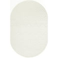 Nourison Versatile Indoor/Outdoor Ivory White 6' x 9' Oval Area Rug ...
