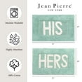 Jean Pierre "His & Hers" Cotton 2-Piece Bath Rug Set - Walmart.com