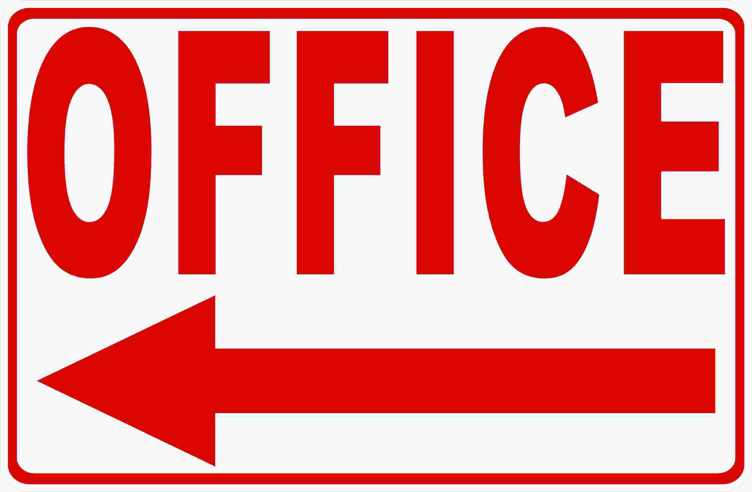 Office Sign W Choice Of Directional Arrow Walmart office-sign-w-choice-of-directional-arrow-walmart