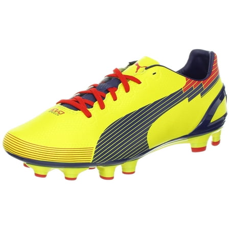 PUMA Men's Evospeed 3 Graphic FG Soccer Cleat,Blazing Yellow/Medieval ...