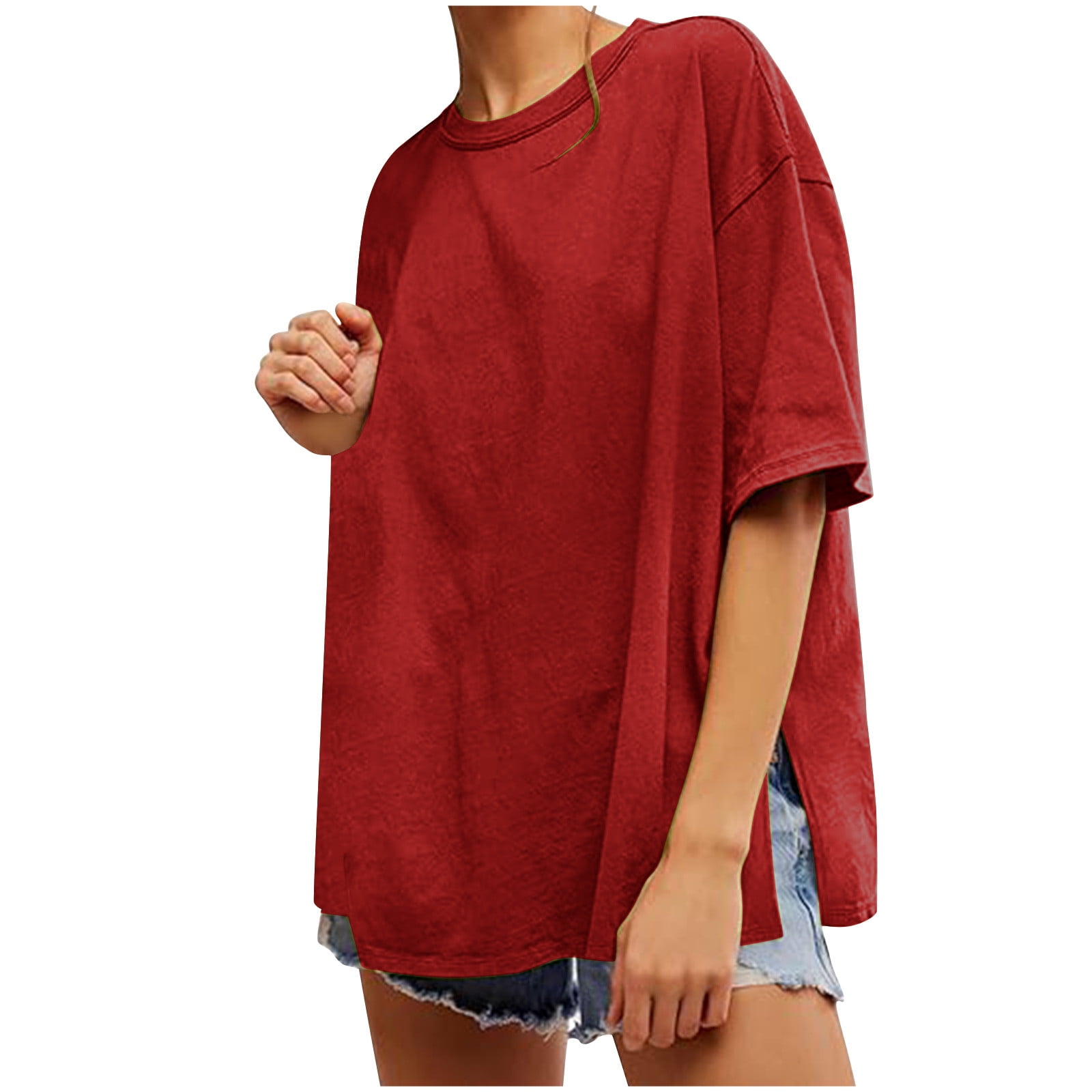 Click here for Faiwad Oversized Tshirts For Women Summer Casual S... prices