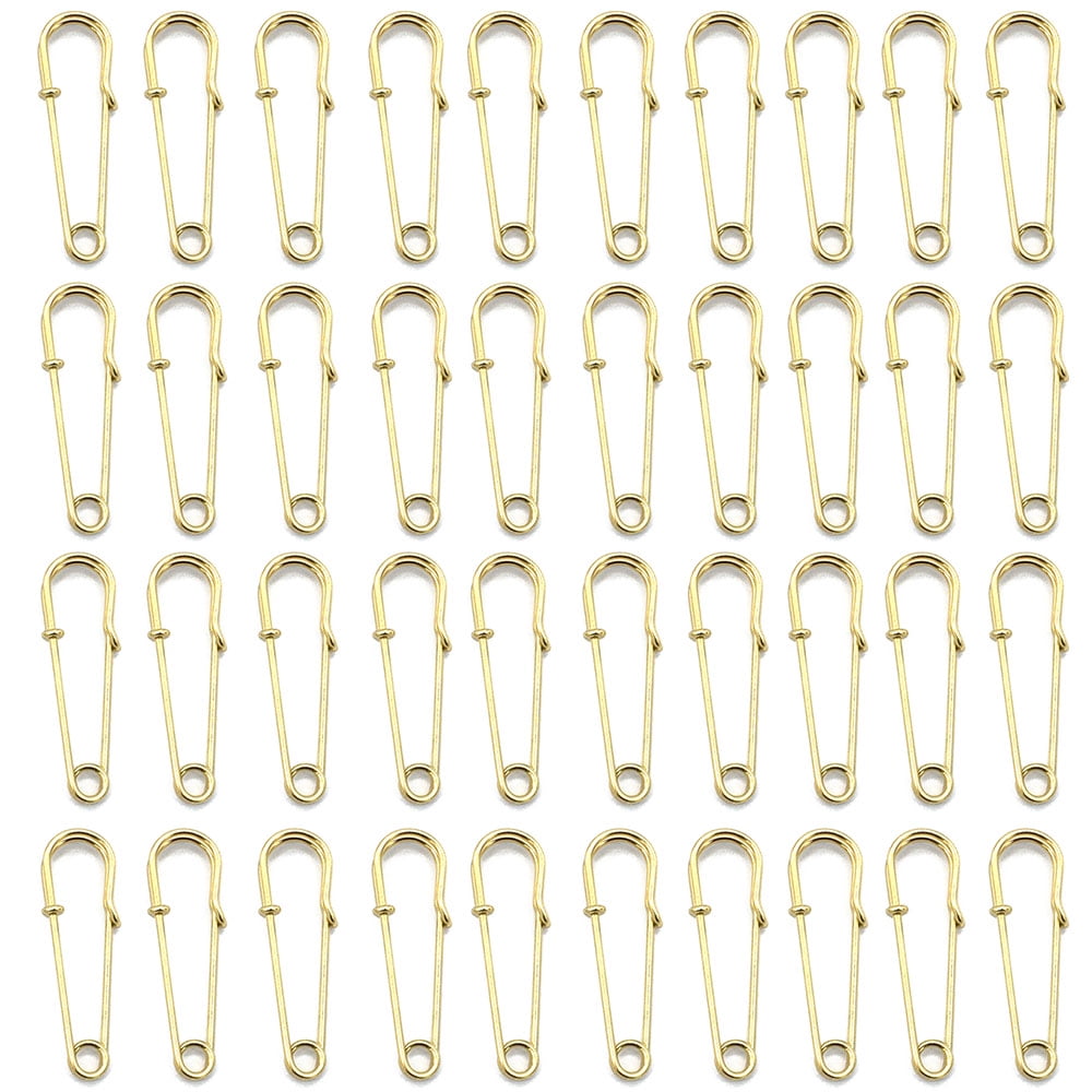Brooches Heavy Duty Safety Pins 1.6"/38mm/31mm Metal Spring Lock Pin ...