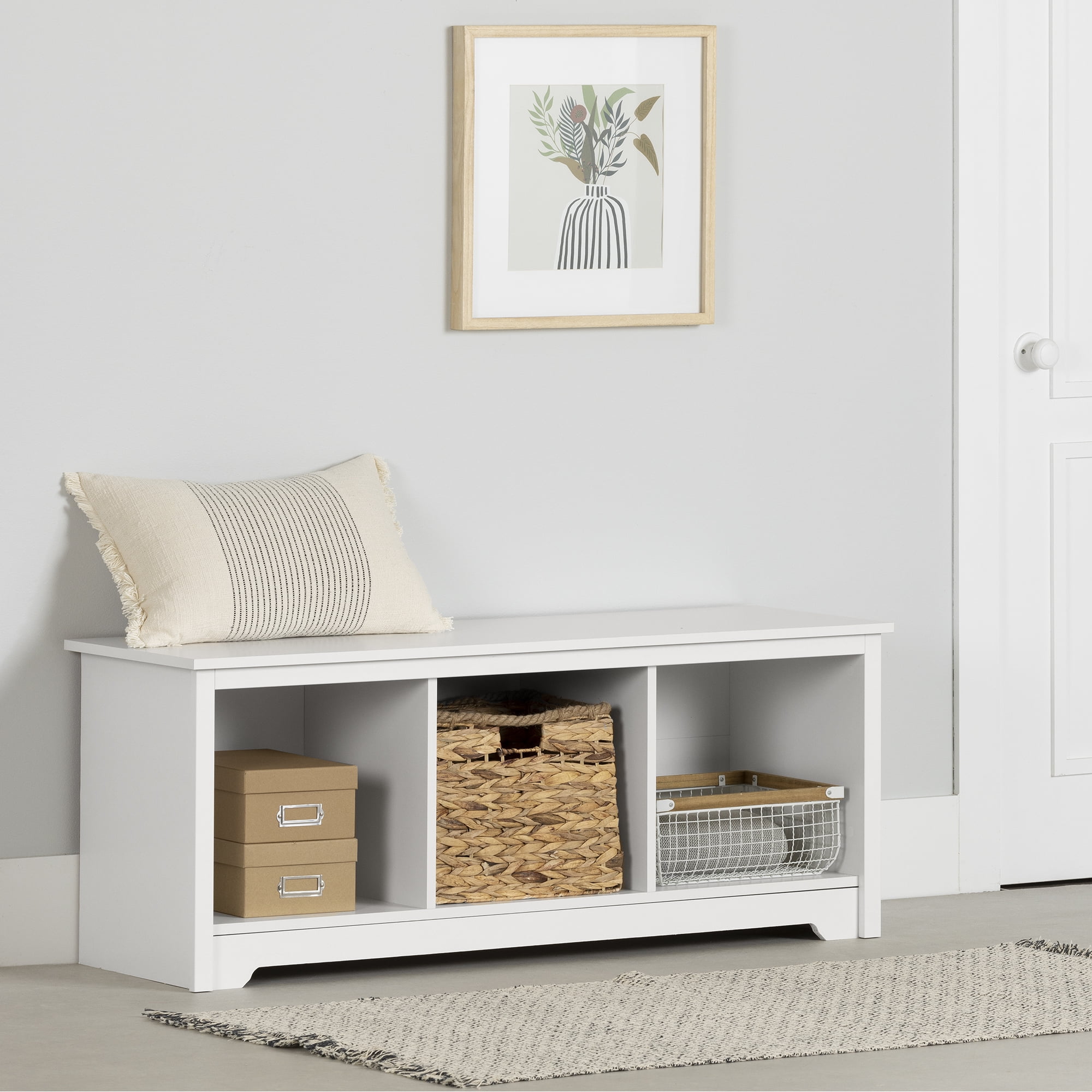 Click here for South Shore Vito Cubby Storage Bench prices