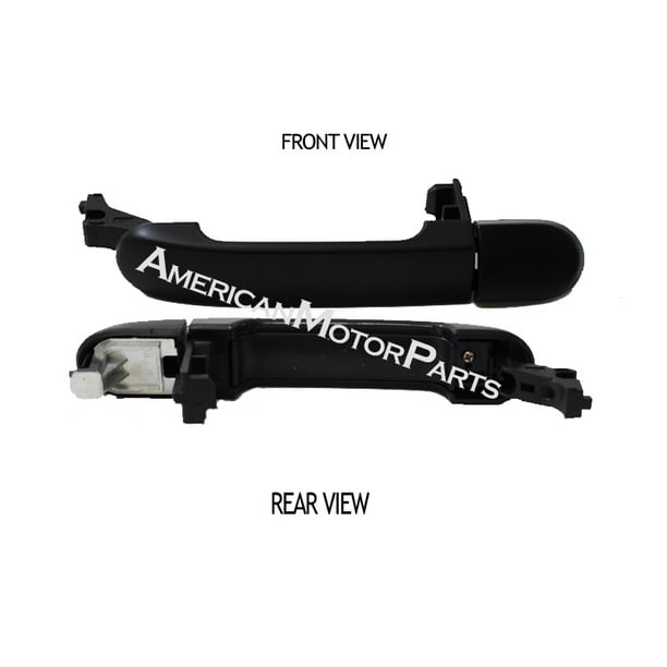 Replacement Outer Rear Driver Side Black Door Handle For 07-09 Nissan ...