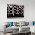 Bohemian Canvas Print Wall Art, Vintage Western Ethnic Tribal Aztec ...