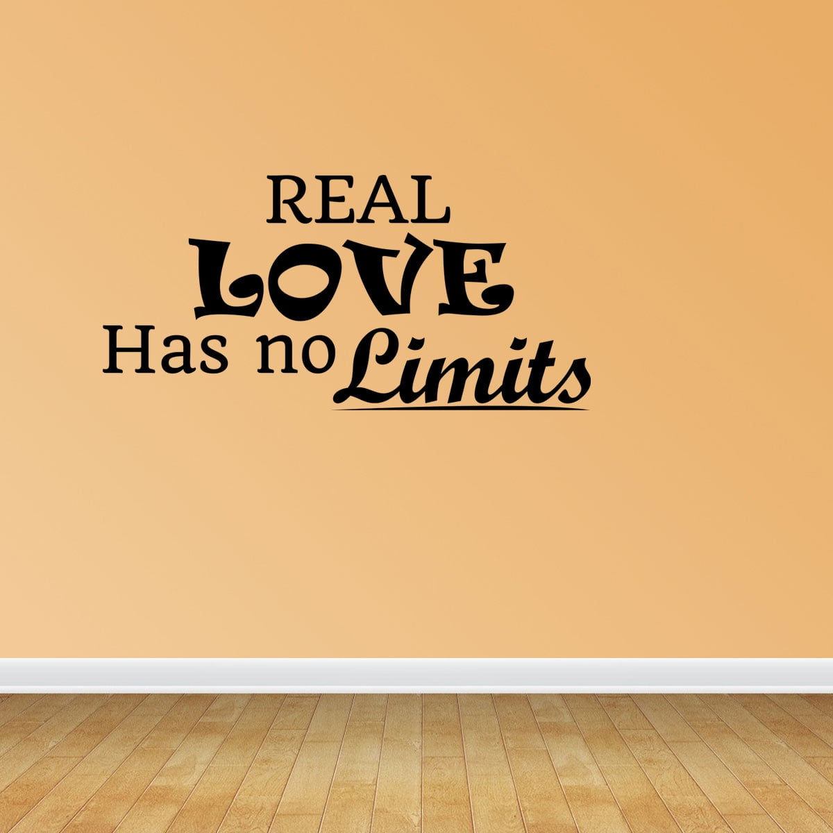 Empresal Love Has No Limits Vinyl Wall Decal Quote Sticker Home Decor ...