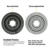 Smoothie 15x8 Raw Steel Wheel, 6 on 5.5 Inch, 4.25 BS - Walmart.com