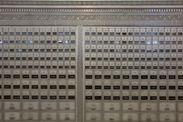 Print: Lobby Architectural Details, Richard Sheppard Arnold U.S. Post ...