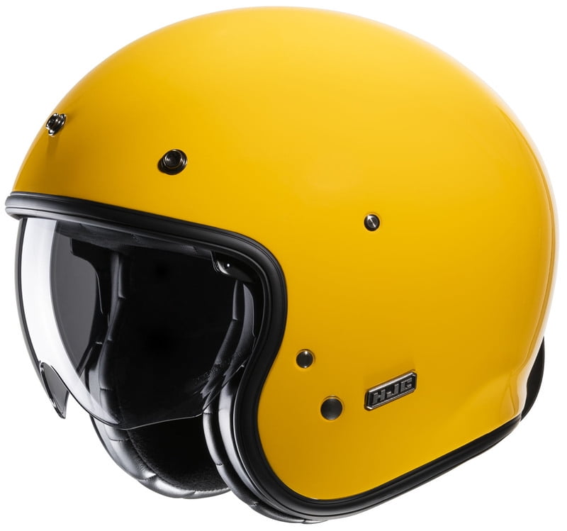 HJC V31 Solid Open Face Motorcycle Helmet Deep Yellow XL - Walmart.com