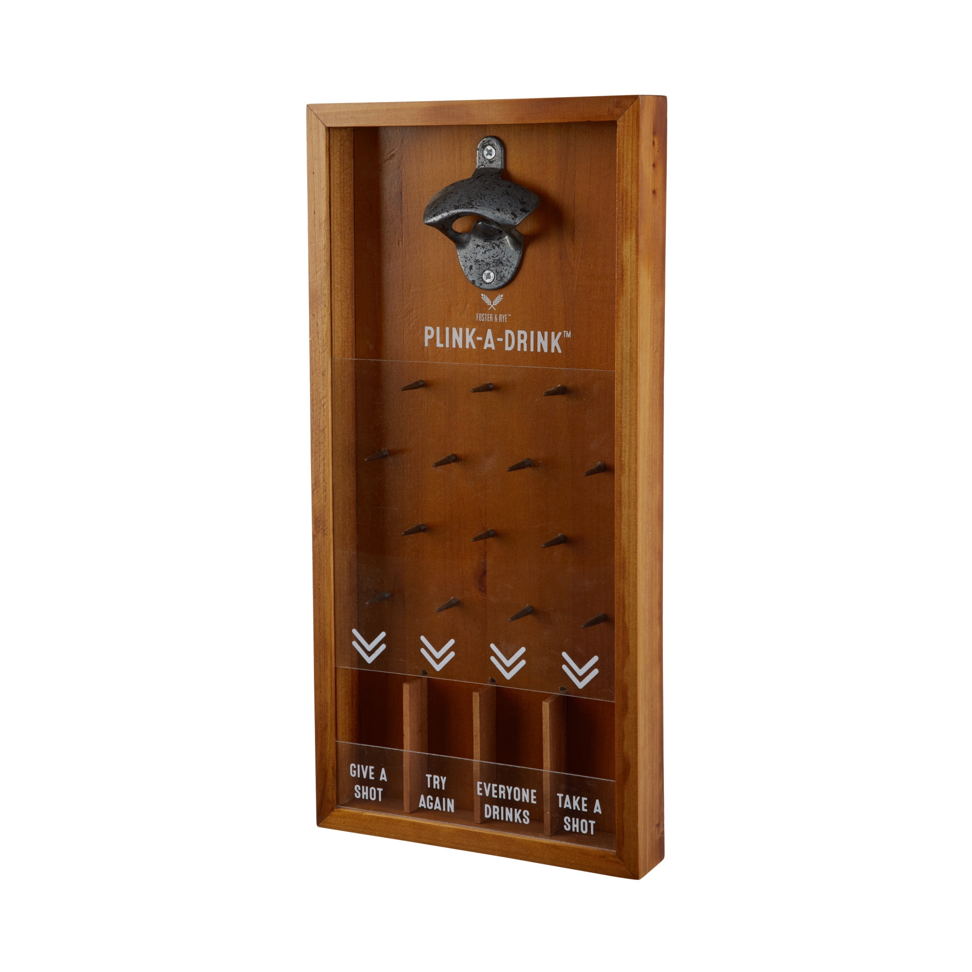 Foster & Rye Plink-A-Drink Wall Mounted Bottle Opener & Catcher ...