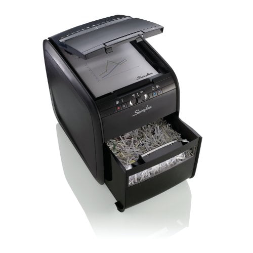 Swingline Auto Feed Paper Shredder, 80 Sheets, Cross-Cut, 1 User ...