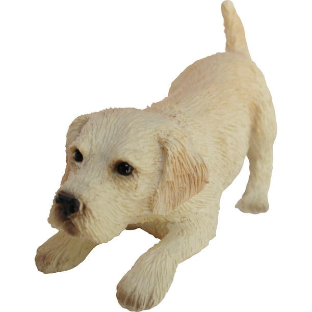 Sandicast "Small Size" Crouching Yellow Labrador Retriever Dog ...