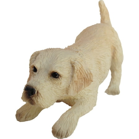 Sandicast "Small Size" Crouching Yellow Labrador Retriever Dog ...