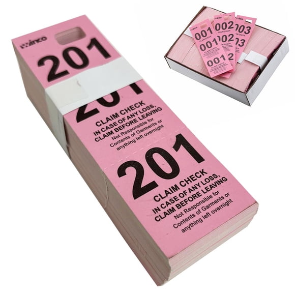 Coat Check Tickets