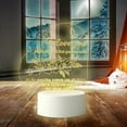Mgaxud LED Acrylic 3D Mother's Day Greeting Gift Light, White Warm ...
