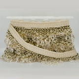 Isabella Scalloped Bead Fringe Trim by the yard (Sold by the Yard) - Walmart.com