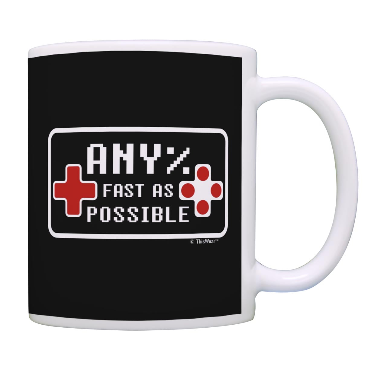 ThisWear Retro Gamer Gamer Girl Any% Fast As Possible Retro Game ...