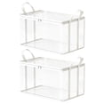 2026 New Medium Heavy-Duty Thick Plastic Clear Storage Bag for Clothes ...