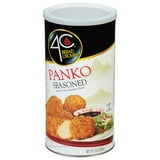 4C Japanese Style Panko Bread Crumbs, Seasoned, 13 oz Canister, 13 ...