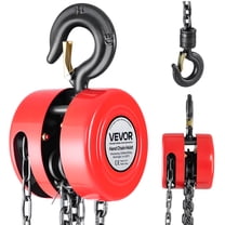 VEVOR Hand Chain Hoist, 1 Ton 2200 lbs Capacity, Manual Chain Block ...
