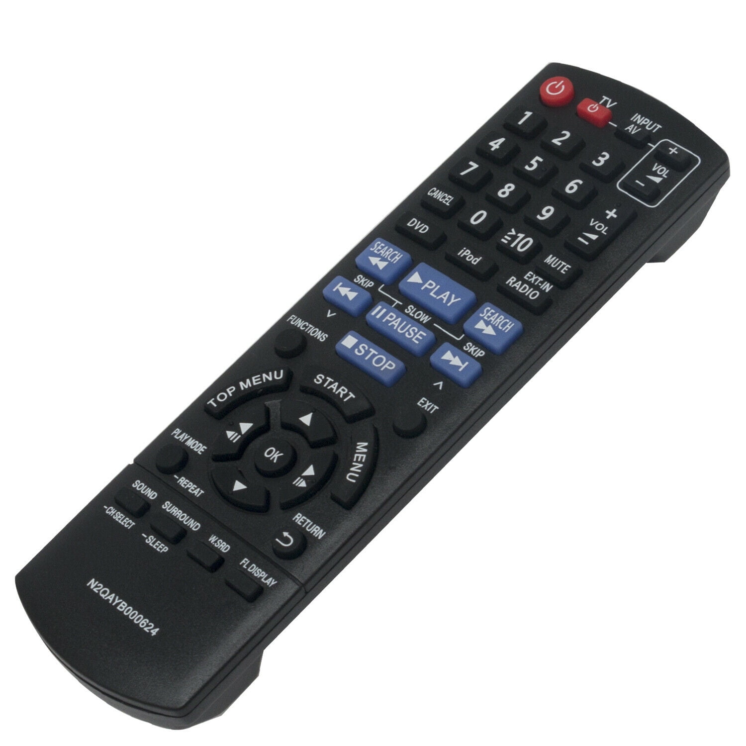 N2QAYB000624 Replace Remote for Panasonic DVD SC-XH150 SA-XH150 SC ...