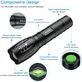 Amuoc LED 2000 Lumens Flashlights, Outdoor Waterproof Super Bright ...