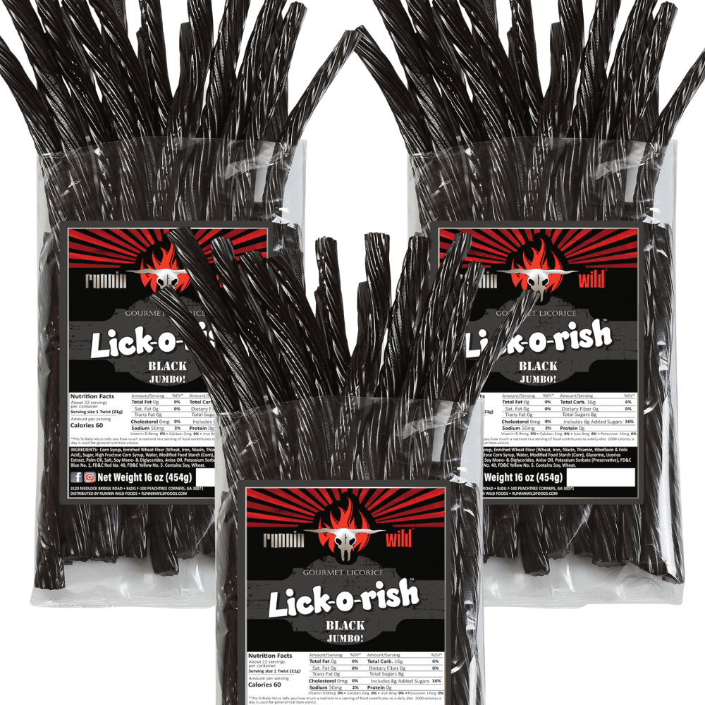 Black Licorice Candy | 3 Pounds Total (Set of 3 bags 1 pound each) - ButtermilkCandy