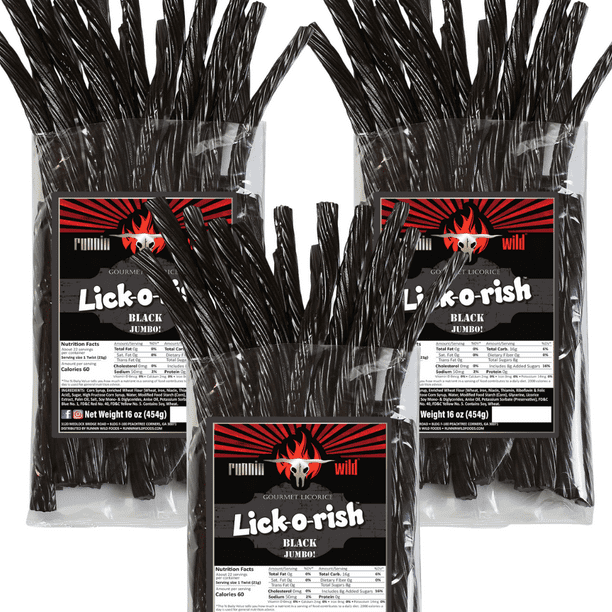 Black Licorice Candy | 3 Pounds Total (Set of 3 bags, 1 pound each ...