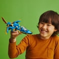 LEGO NINJAGO Jay’s Lightning Jet EVO 71784, Ninja Airplane Building Kit ...