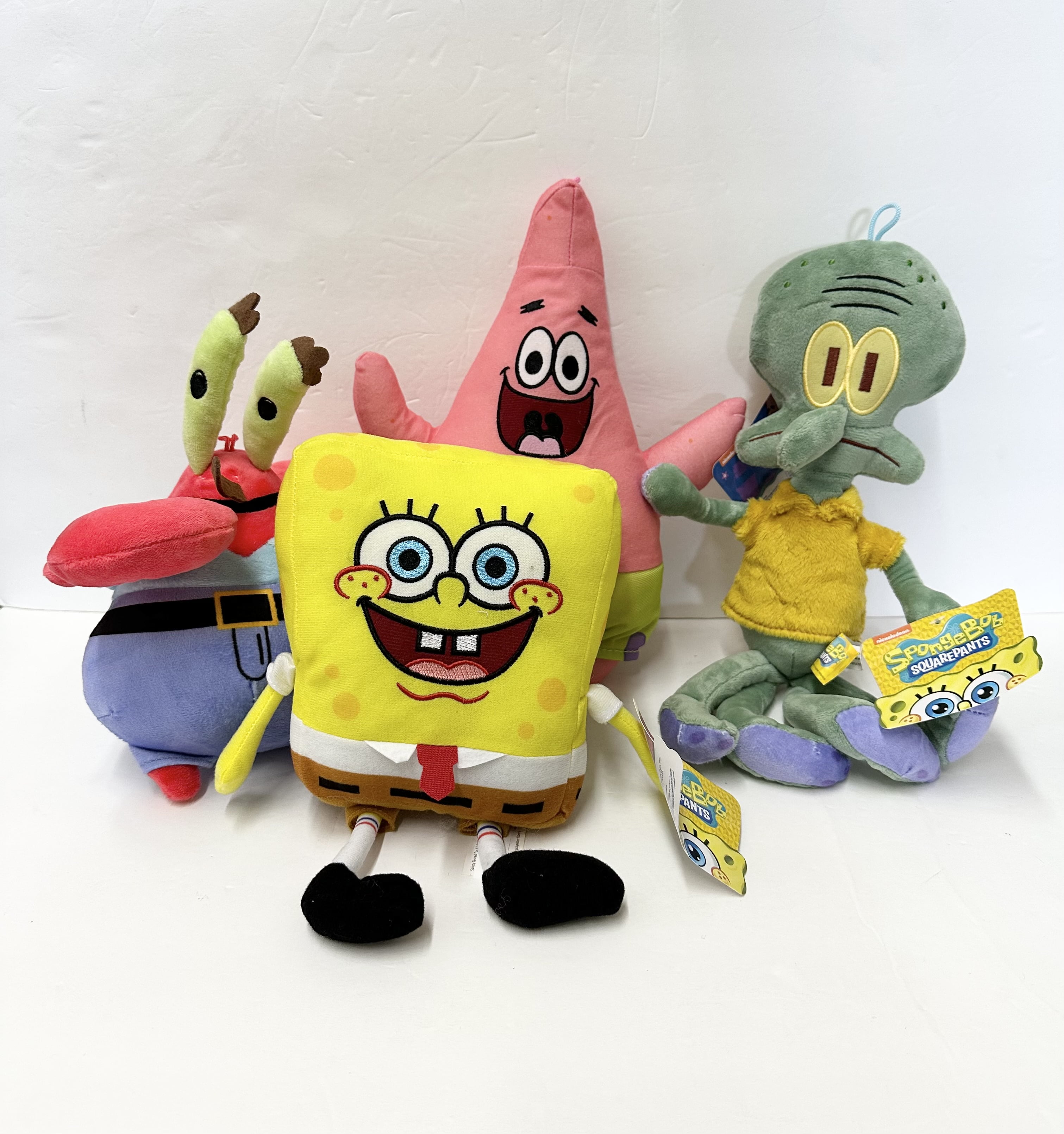 Good Stuff Spongebob Characters 10"- 14" 4Pc Plush Toy Set / Spongebob ...