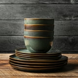 Yellowstone Dutton 12-Piece Reactive Ceramic Dinnerware Set - Walmart.com