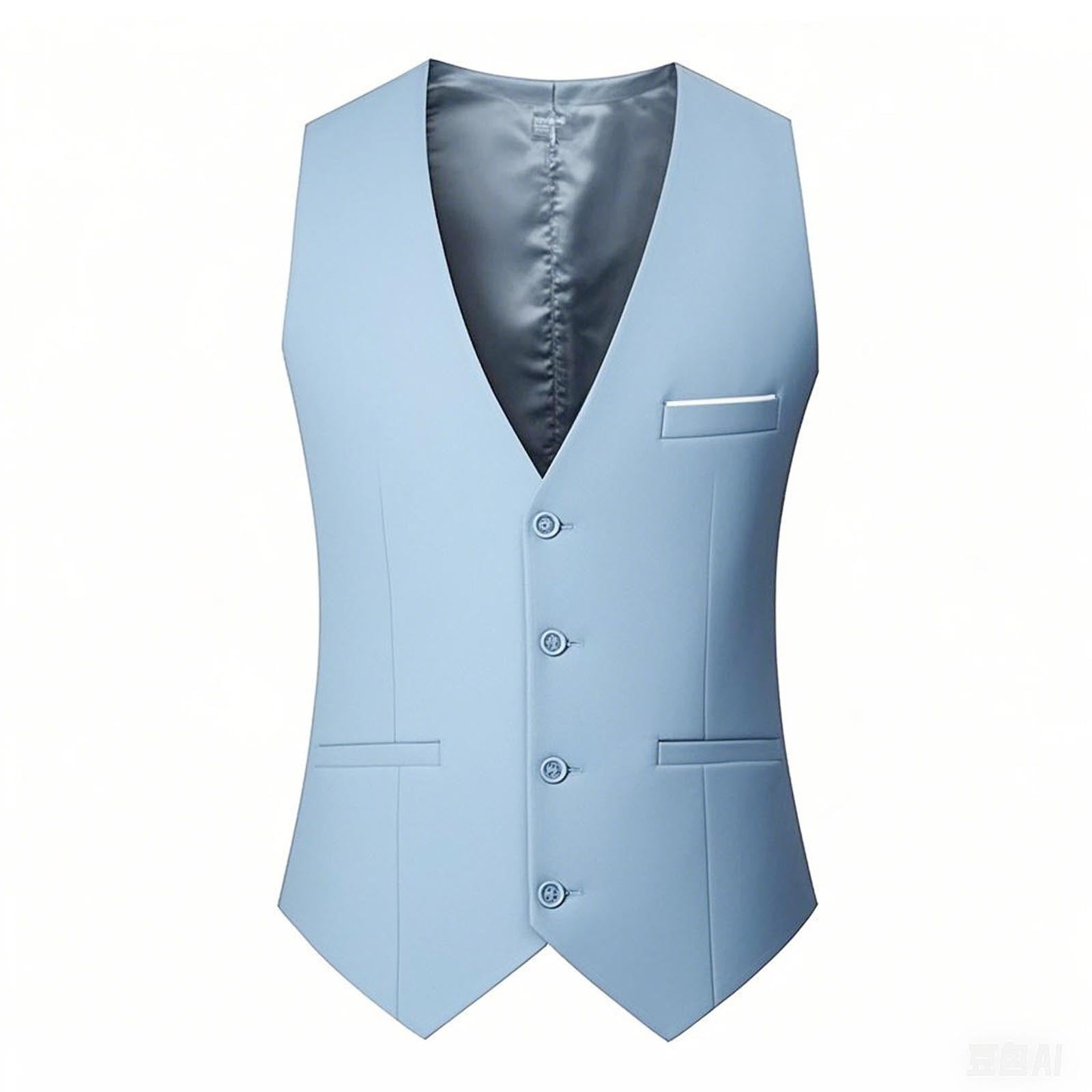 Click here for Daiosportswear Mens Suit Vests V-Neck Casual Vest... prices