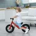 Trimate Toddler Balance Bike, Red - No Pedal Sport Bike for 3-5 Year Olds, 12" Inflated Tire ...