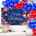 Happy Birthday Backdrop 4th of July Veterans Memorial Day Background ...