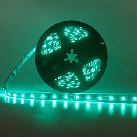 EverBright Blue 5M(16.4Ft) 3528 SMD 300 LED Waterproof Flexible Light ...