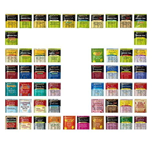 Bigelow-Tea Bags Sampler Assortment, 48 Individual Flavors Of Teas ...