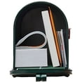 Gibraltar Elite Green Post-Mount Mailbox, Medium Capacity Galvanized ...