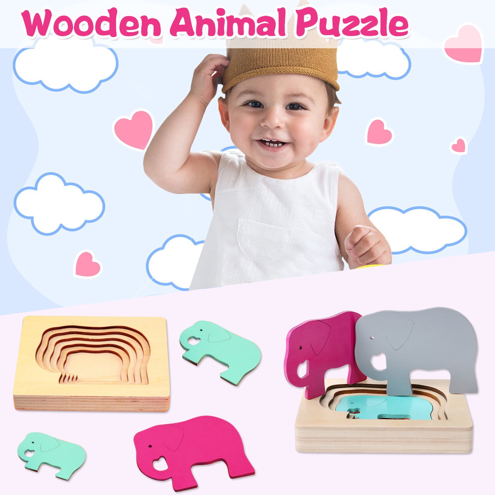 Miraculous Toys Wooden Puzzles Toys Toddlers Puzzles For Set