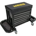 JEGS Magnetic Tool Trays Tool Box Stool, Black with JEGS Logo - Walmart.com