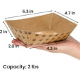 100 Pack Disposable Pets Feeding Bowls, 2 lb Paper Travel Cat Food Bowl ...