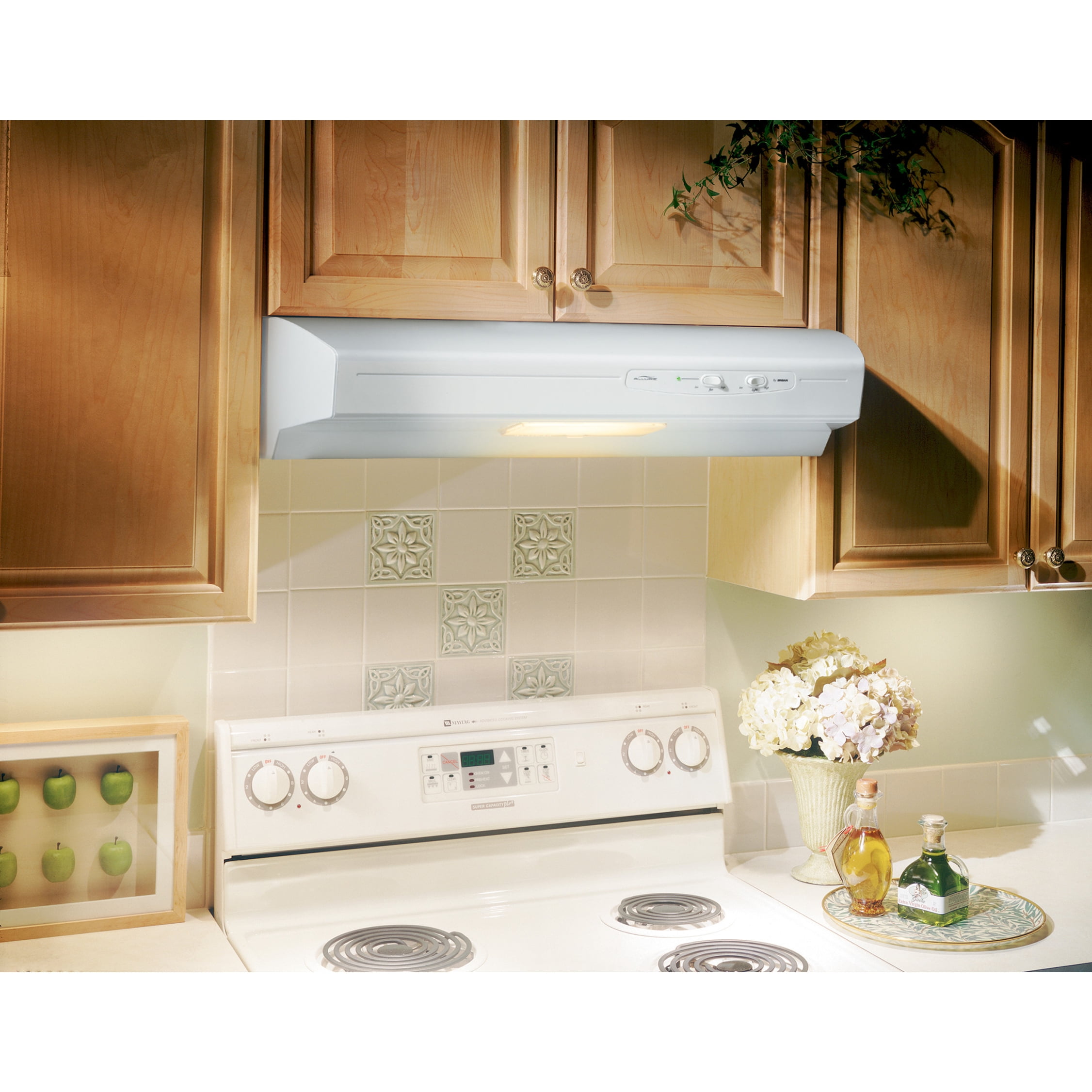 Broan 30W Ventless Under Cabinet Range Hood, White