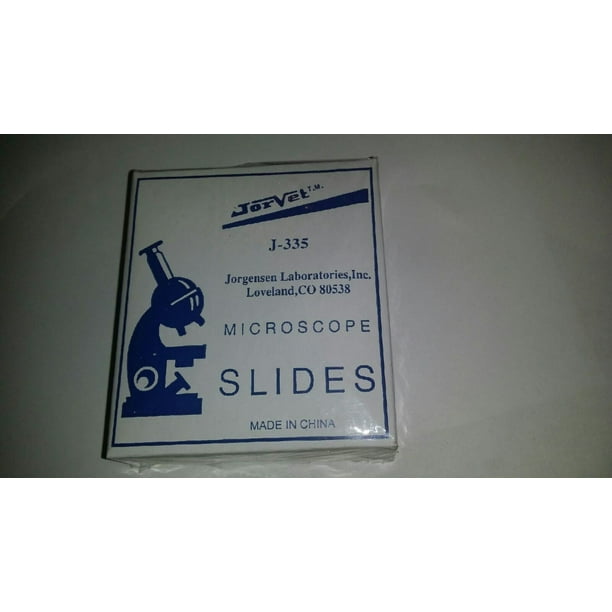 Clear Glass Ground Edges Microscope Slides 72 pcs 1" x 3" (25.4 x 76.2 ...