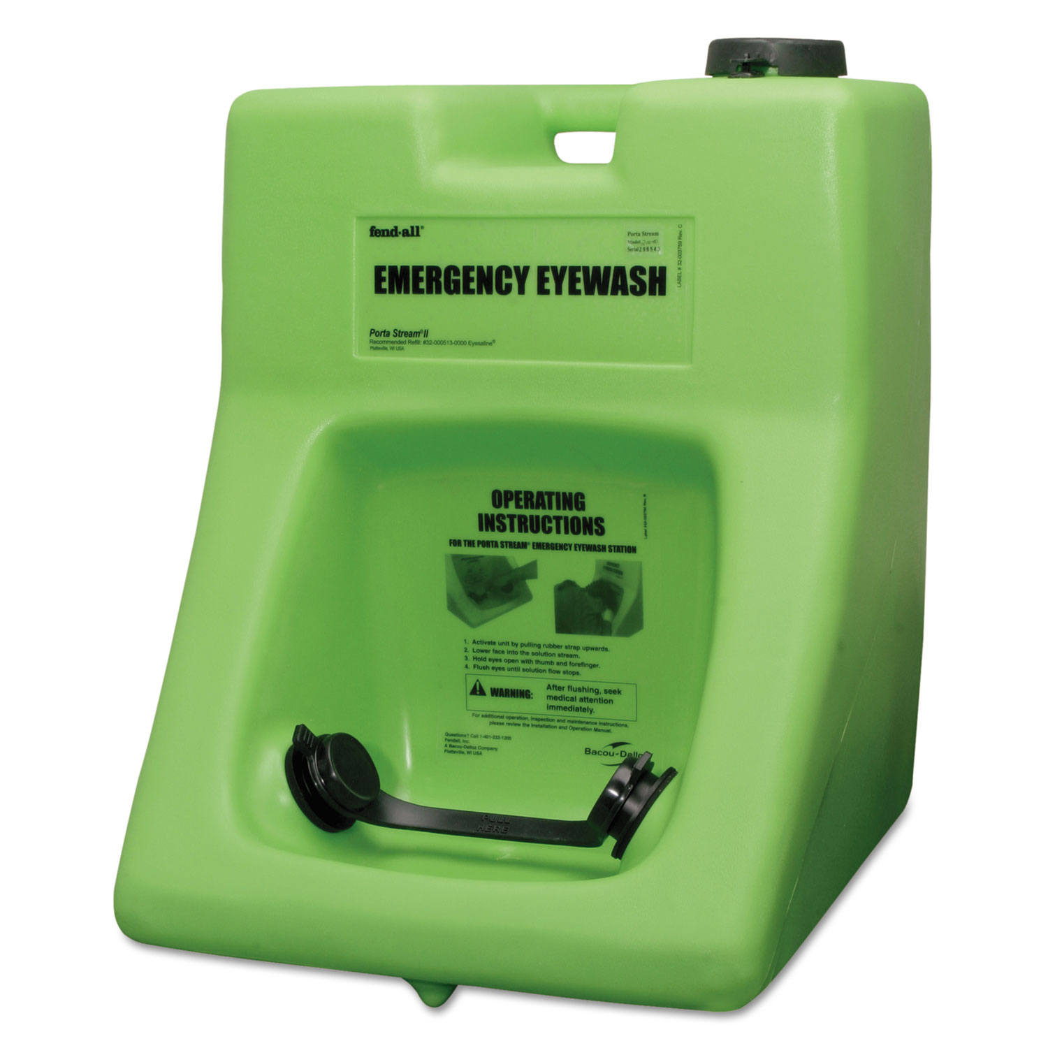 Honeywell Fendall Porta Stream Ii Eye Wash Station With Eyesaline Honeywell Fendall Porta Stream Ii Eye Wash Station With Eyesaline