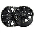 20x9 Gear Off Road 738MB Switchback Blk Mach Wheel 6x135/6x5.5 (18mm ...
