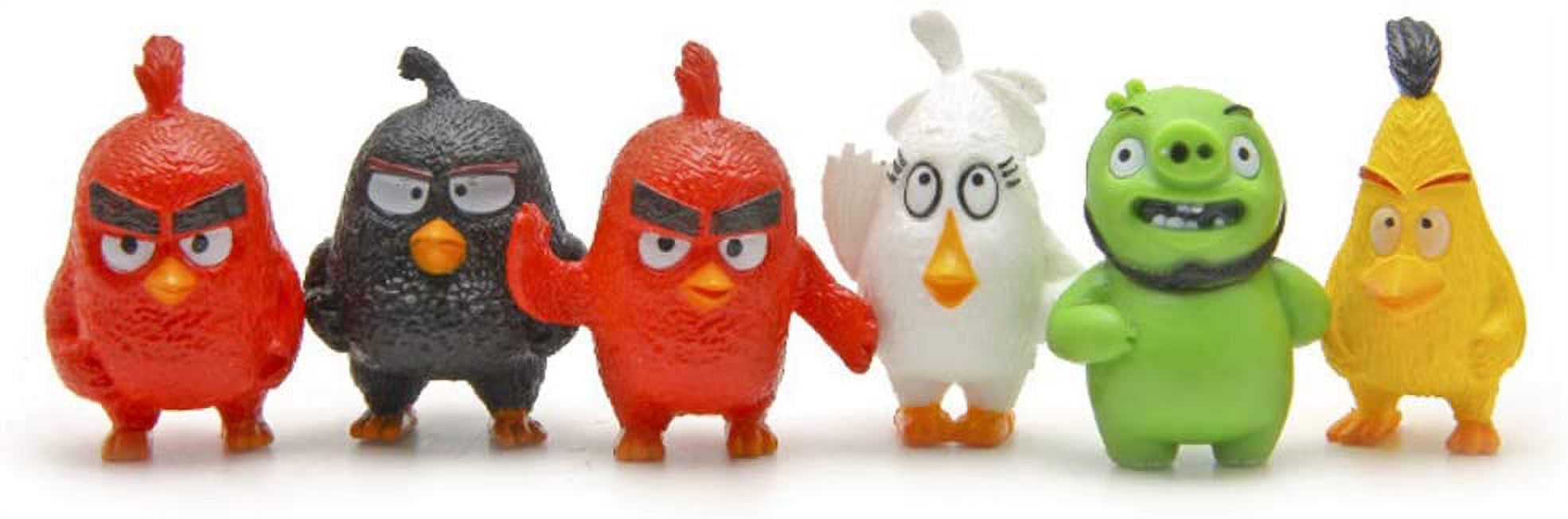 HYSTYLE 12 Pcs Bird Figures, Mini Angry Bird Figure Playset